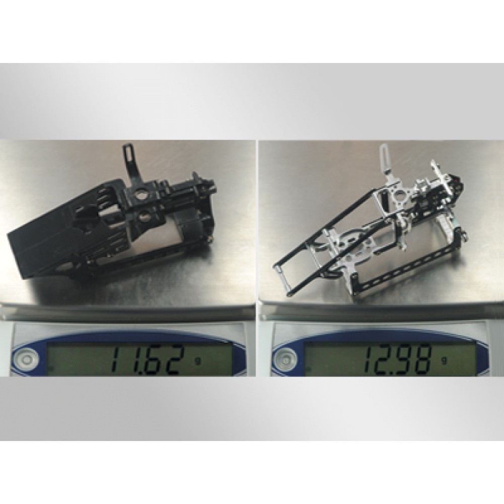 Aluminum/Carbon Fiber Frame (Rotary Servo Mount) - BLADE 130X