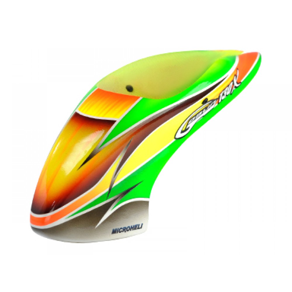 Airbrush Fiberglass Cobra Goblin Canopy - BLADE 130X