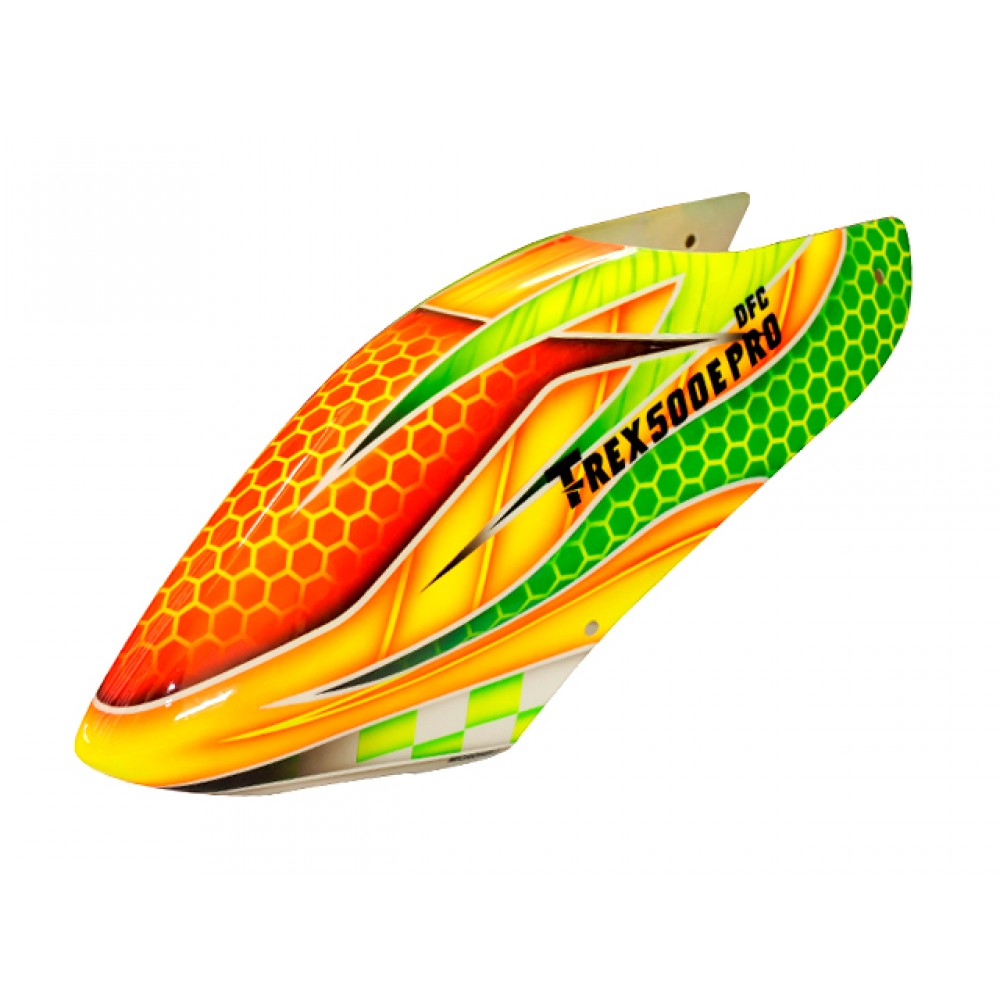 Airbrush Fiberglass Cobra Canopy - T-REX 500E PRO DFC