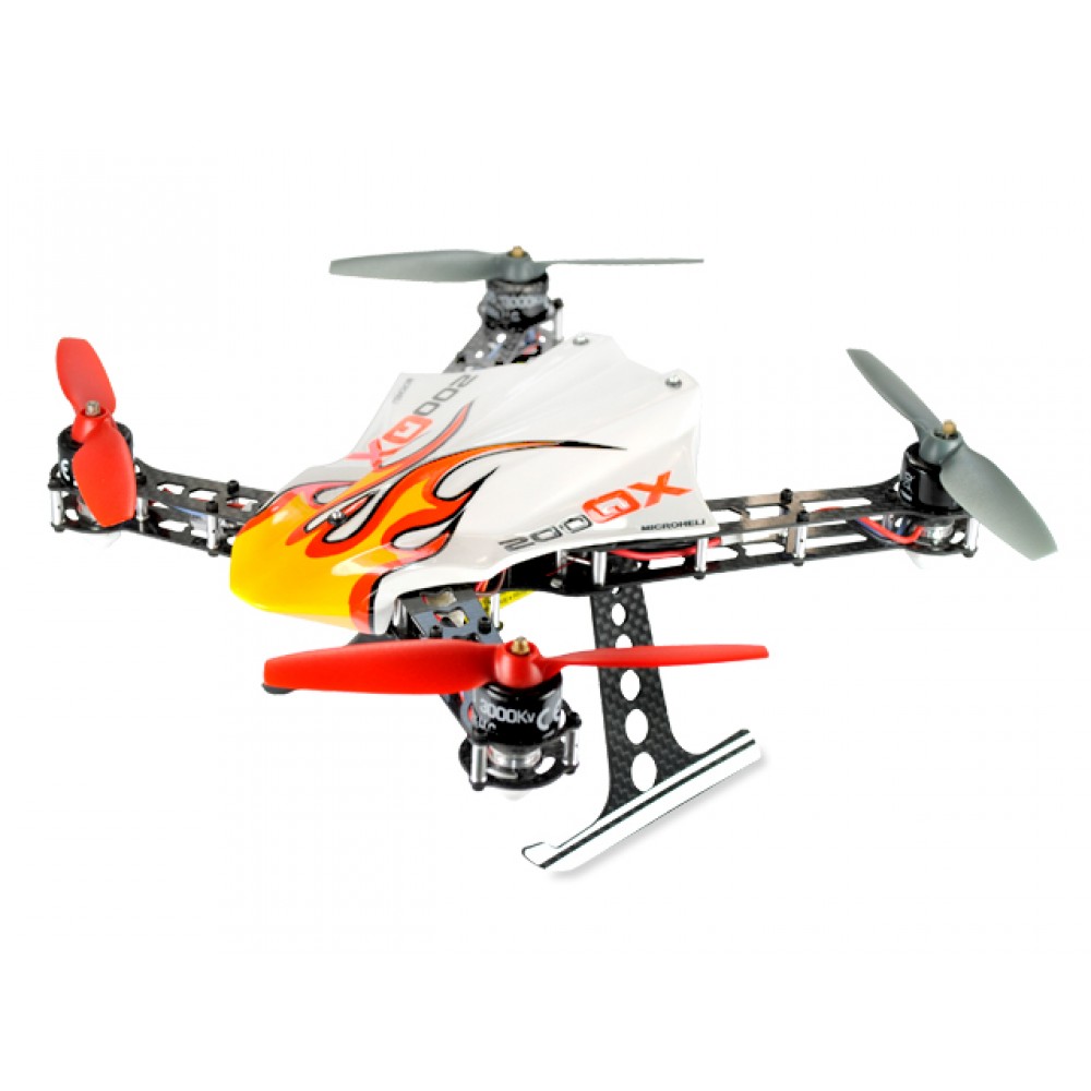 Aluminum/Carbon Fiber/Fiberglass Quadcopter Kit - BLADE 200 QX