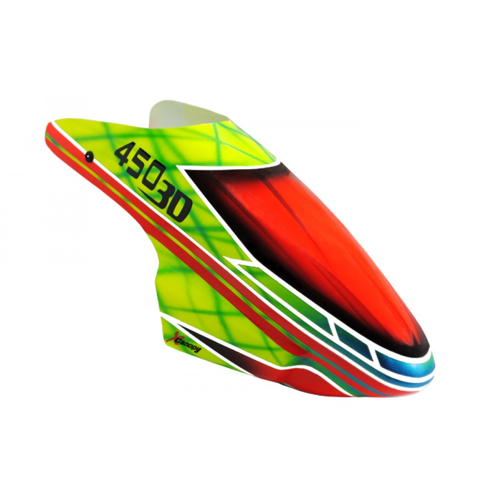 XCanopy Airbrush Fiberglass Jungle Canopy - BLADE 450X/3D