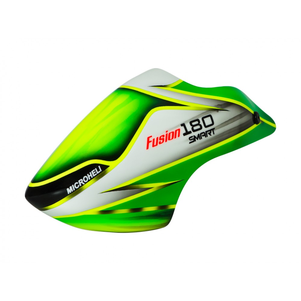 Airbrush Fiberglass Green Mask Canopy - BLADE FUSION 180 Smart