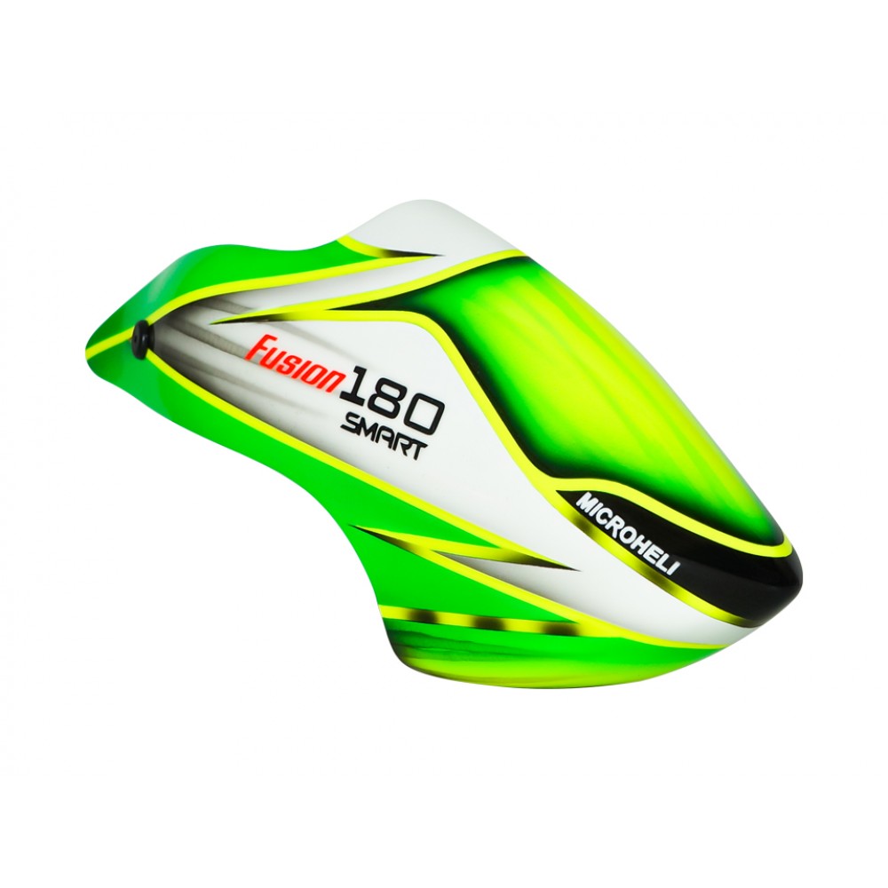 Airbrush Fiberglass Green Mask Canopy - BLADE FUSION 180 Smart