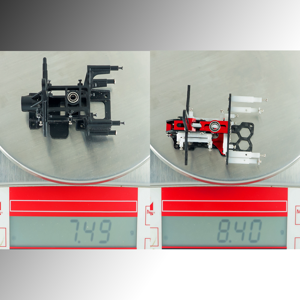 Aluminum/Carbon Fiber/Delrin Main Frame - BLADE INFUSION 120