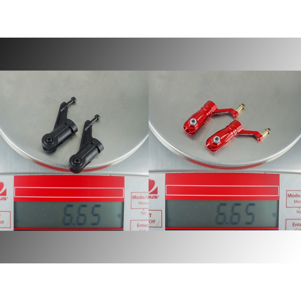 Aluminum Main Blade Grip w/ Thrust Bearing (GOLD) - BLADE INFUSION 180