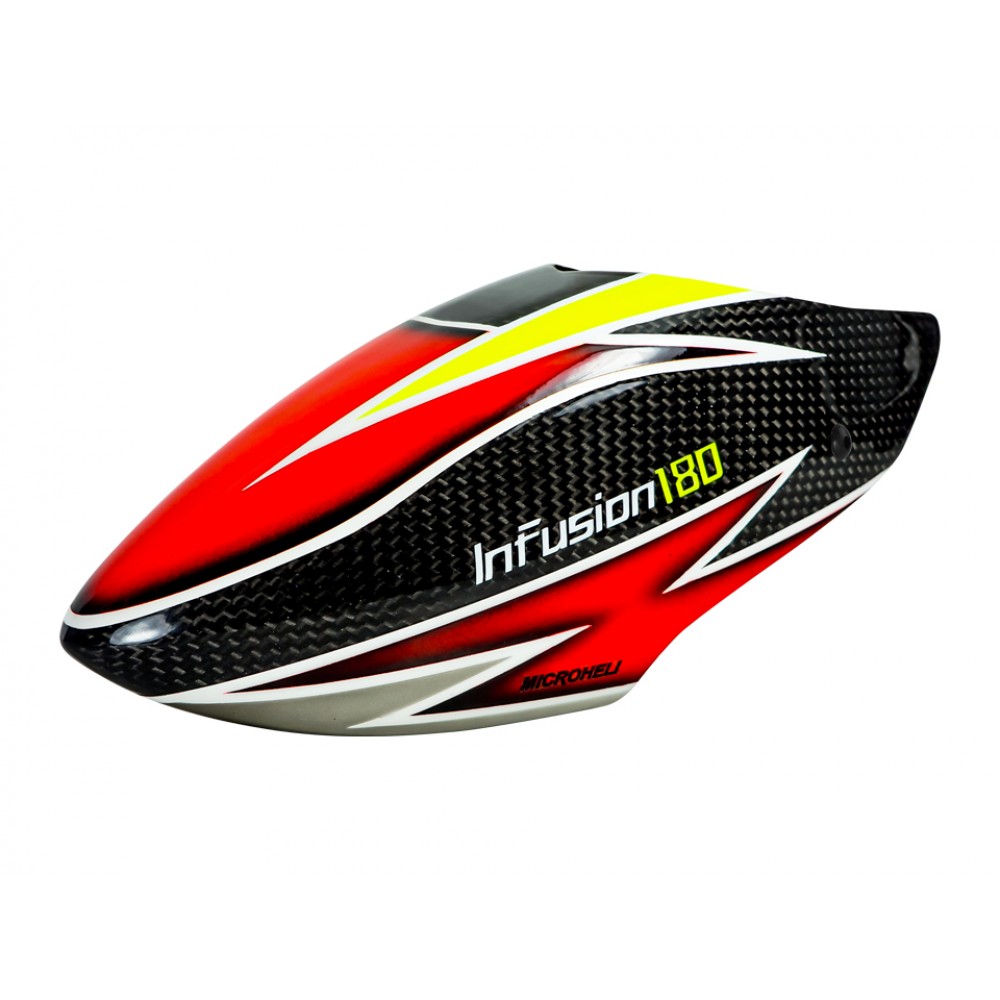 Airbrush Carbon Fiber Red Devil Canopy - BLADE INFUSION 180