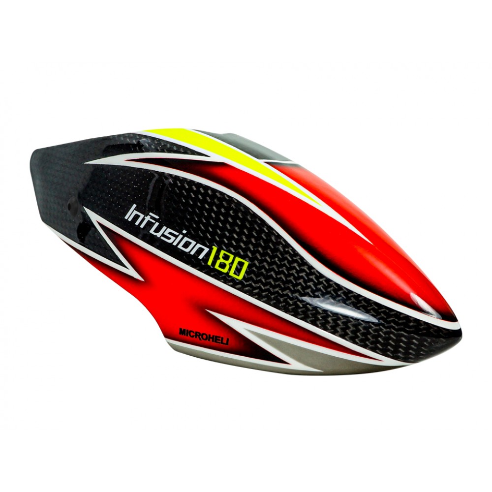 Airbrush Carbon Fiber Red Devil Canopy - BLADE INFUSION 180