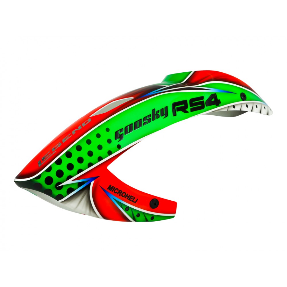Airbrush Fiberglass Green Hunter Canopy - GOOSKY RS4