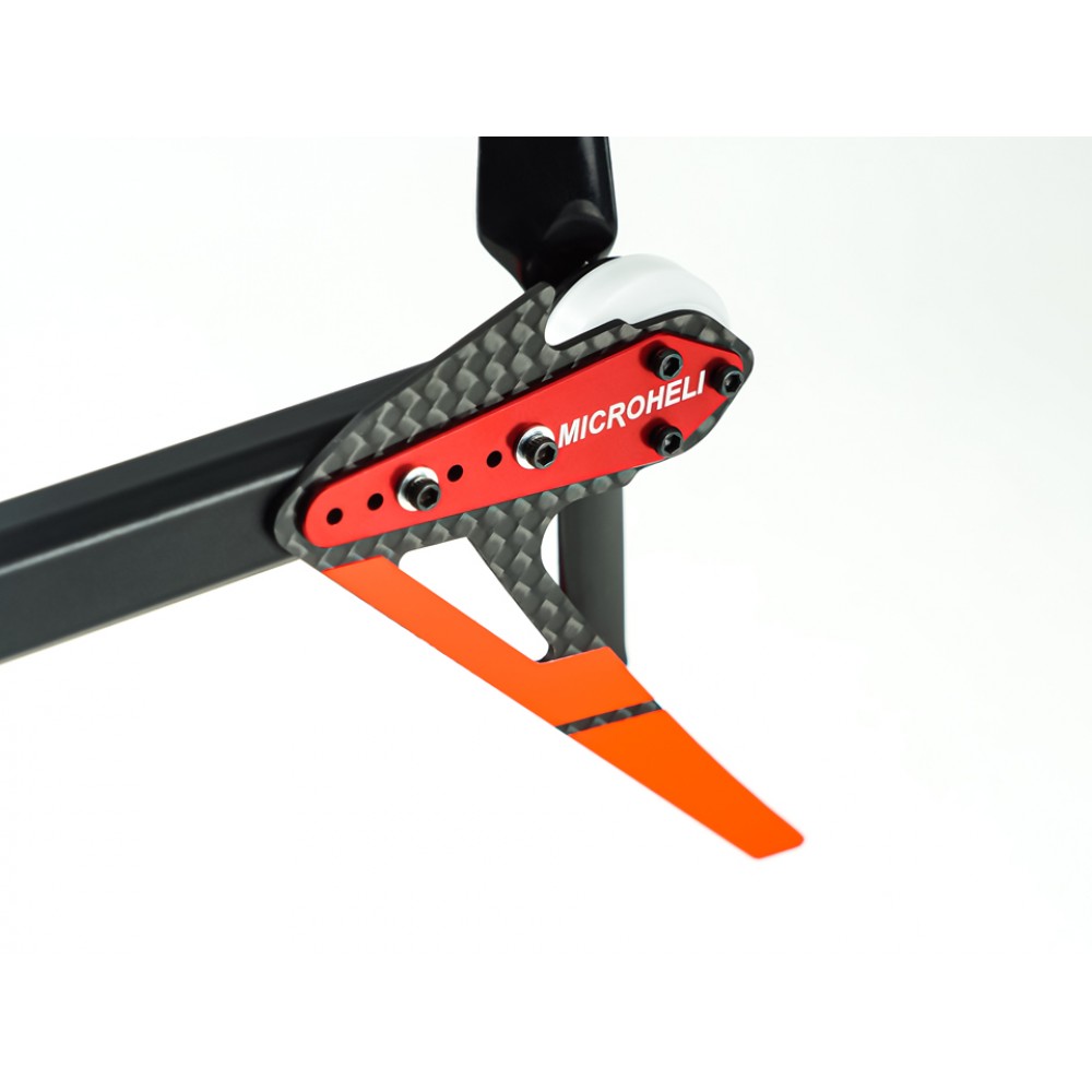 Adjustable Tail Motor Mount w/ Fin Set (RD) - GOOSKY S2