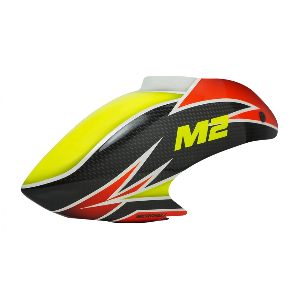 Airbrush Carbon Fiber Warrior Canopy - OMP Hobby M2 / EVO